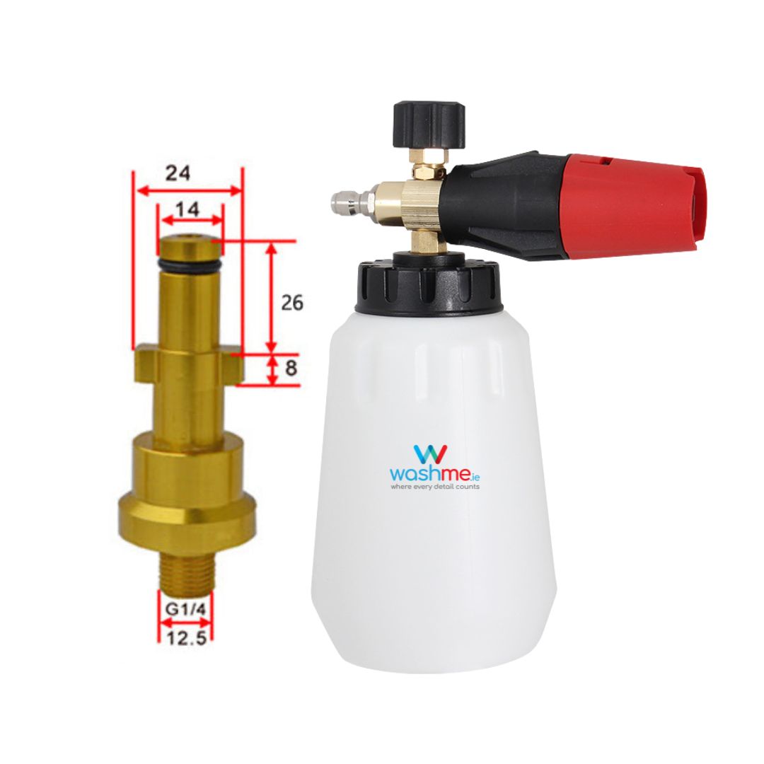 WashMe Red Snow Foam Lance Hydro 360 V2 - Nilfisk Pro, Husqvarna, Kew ...